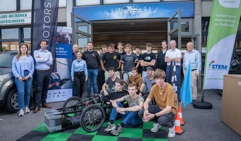 VTI Deinze, Scheppersinstituut Wetteren en MIG Motors slaan de handen ...